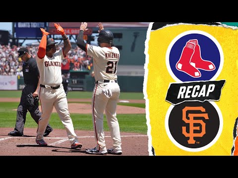 Red Sox Vs Giants Game Highlights 6 21 25 Mlb Highlights Bvm Sports