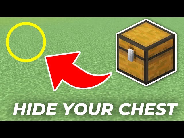 How To Make A SECRET Chest In Minecraft (Hidden Chest Tutorial) | 10秒で出来る！超簡単！完璧な隠しチェストの作り方 ...