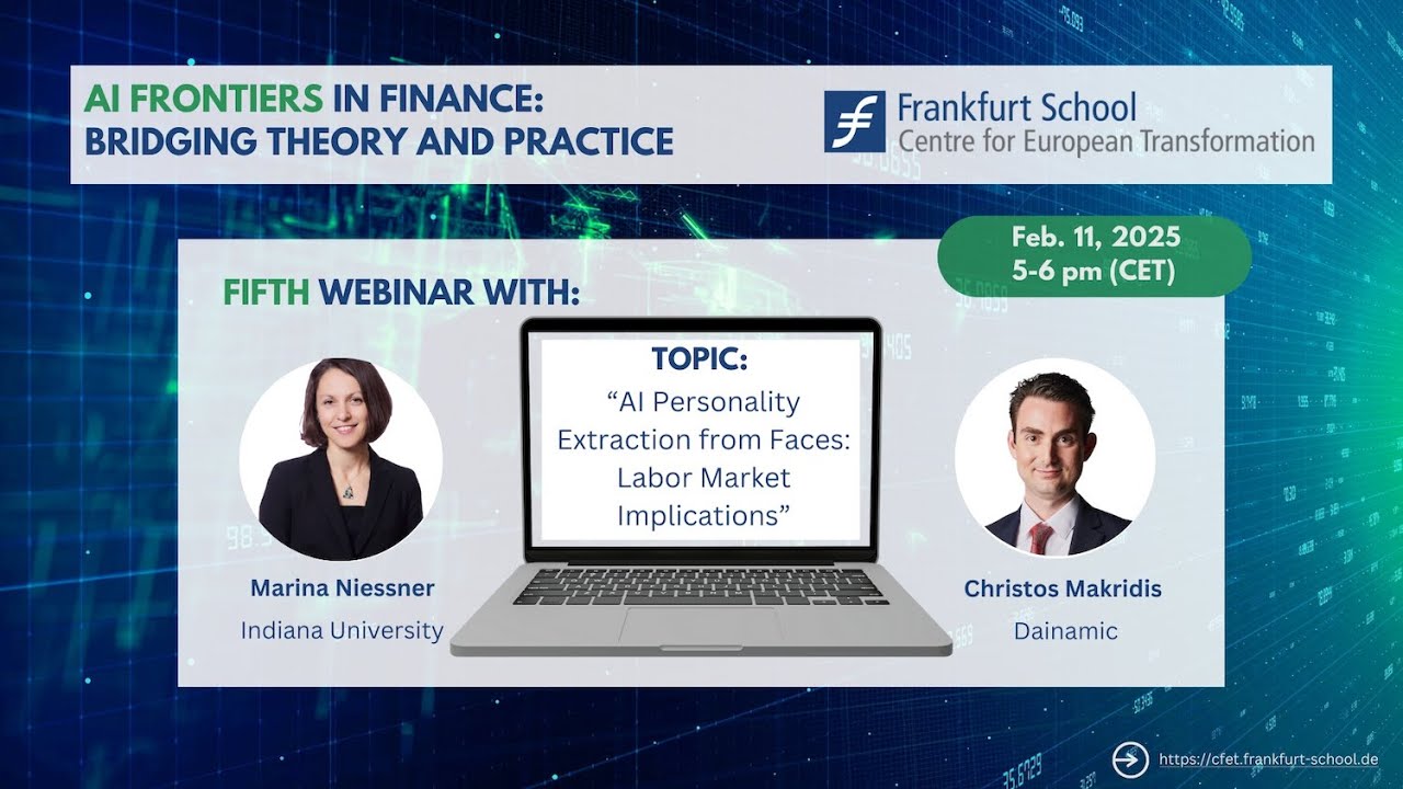 AI Frontiers in Finance - Centre for European Transformation