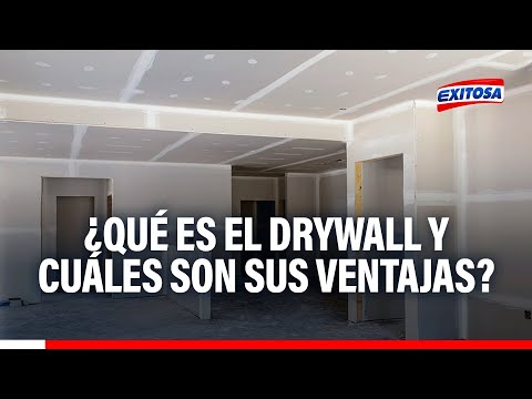 🔴🔵Drywall: ¿Qué es y cuáles son sus ventajas para la construcción?