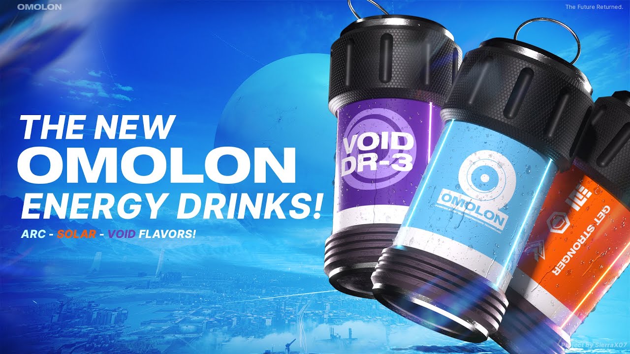 "The New Omolon Energy Drinks!" submitted by SierraX07 > Community | Bungie.net