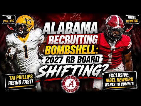 Alabama 2027 Recruiting Bombshell: RB Board Shifting? - BVM Sports