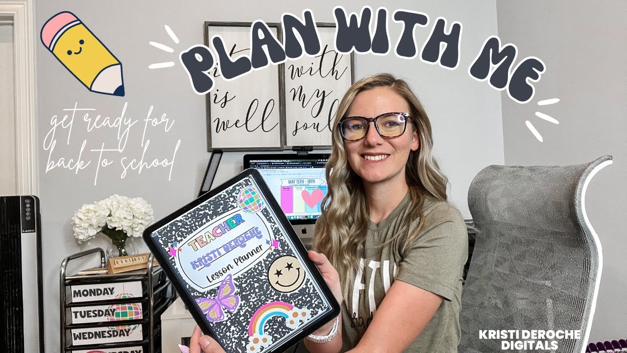 How to use a digital planner for google slides - Kristi DeRoche Digitals