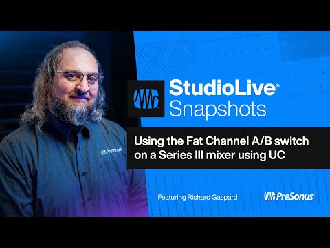 Fat Channel A/B switch on a Series III mixer w/ Universal Control ...