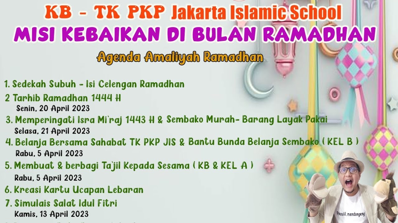 Prestasi KB TK PKP JIS – TK PKP Jakarta Islamic School